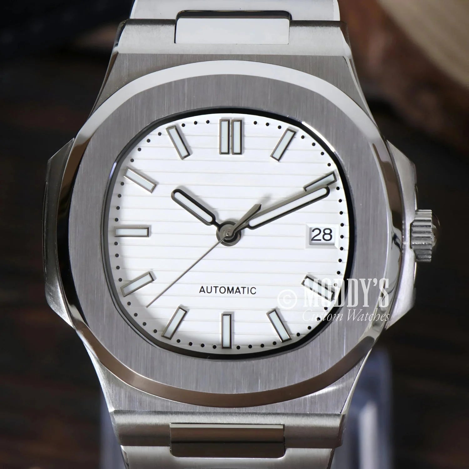 Seiko Mod Nautilus | 41mm Luxury Watch with NH35 Automatic Movement